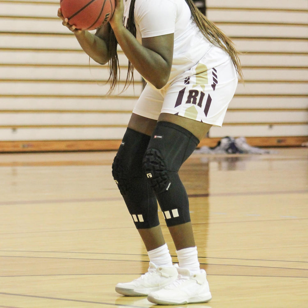 Pro Padded Basketball Compression Knee Sleeves