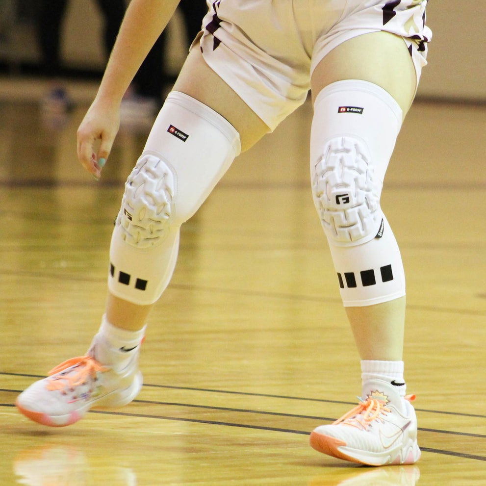 Pro Padded Basketball Compression Knee Sleeves